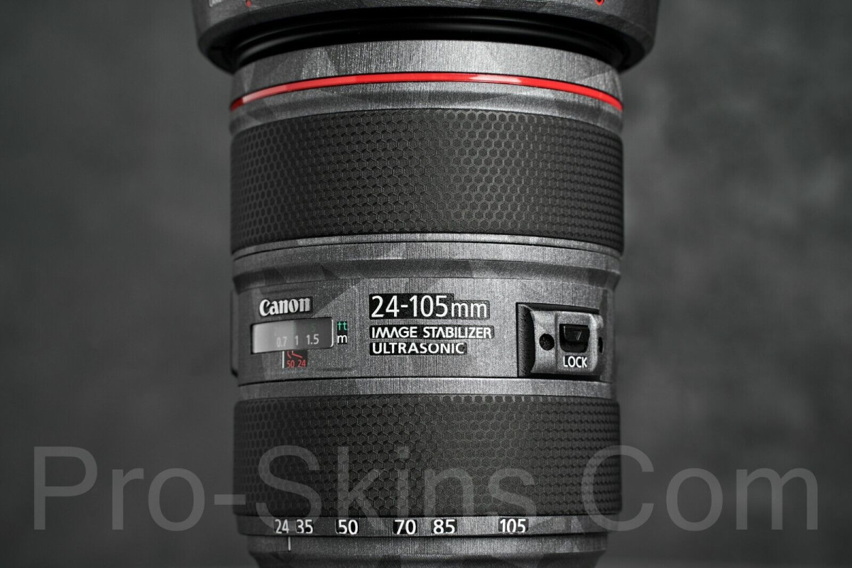 Protective Guard Wrap Skin Sticker for Canon EF 24-105mm f/4L IS II USM ...