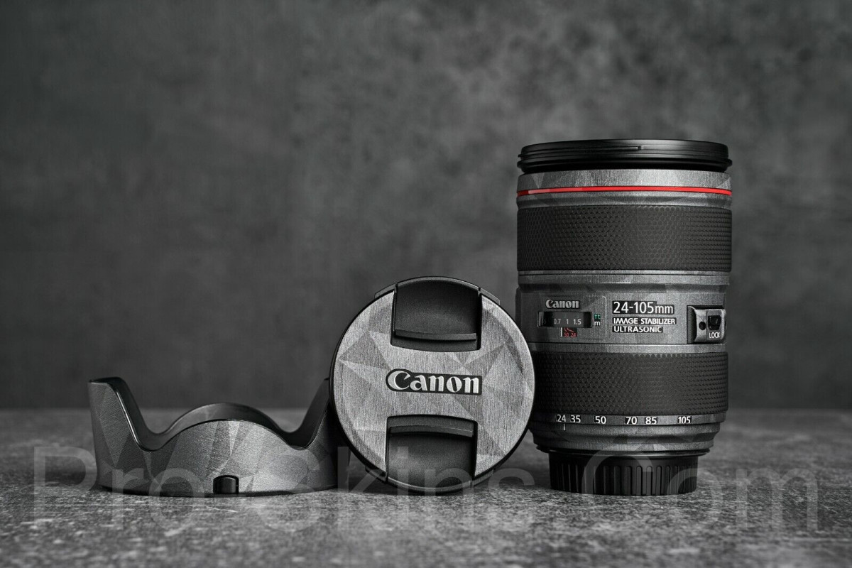 Protective Guard Wrap Skin Sticker for Canon EF 24-105mm f/4L IS II USM ...