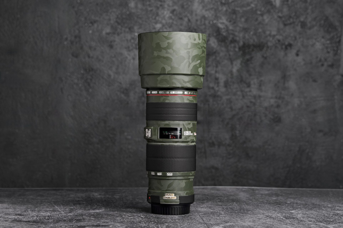 Protective Guard Wrap Skin Sticker for Canon EF 70-200mm F/4L USM Lens ...