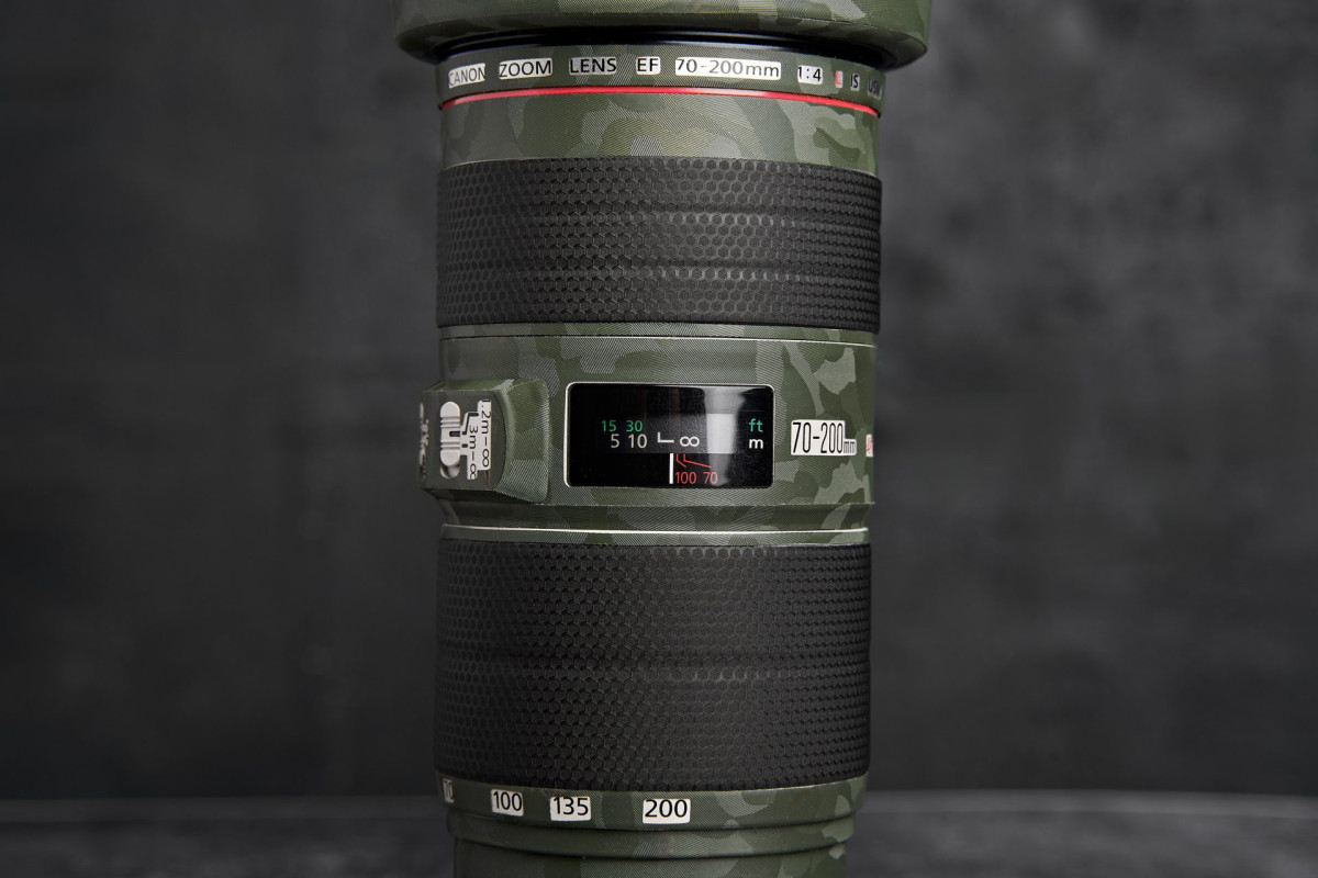 Protective Guard Wrap Skin Sticker for Canon EF 70-200mm F/4L USM Lens ...