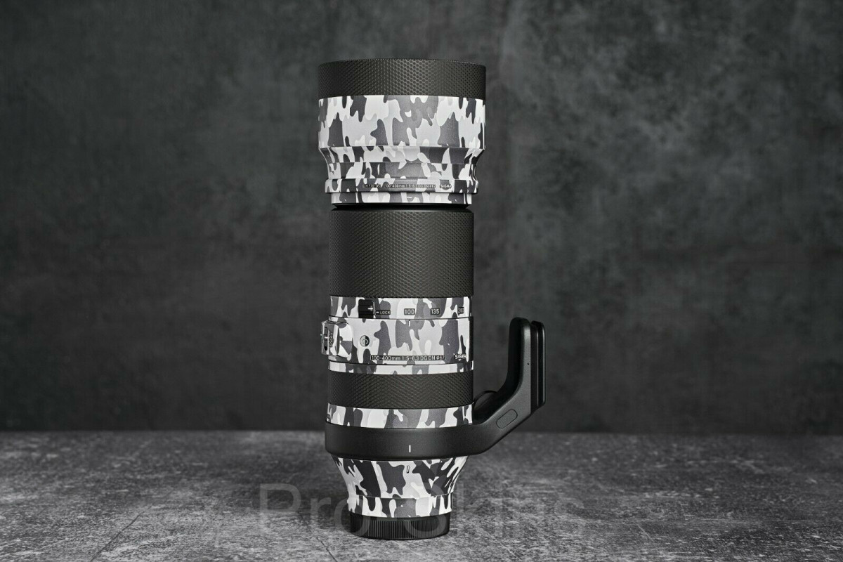 Protective Guard Wrap Skin Sticker for Sigma 100-400mm f/5-6.3 DG DN ...
