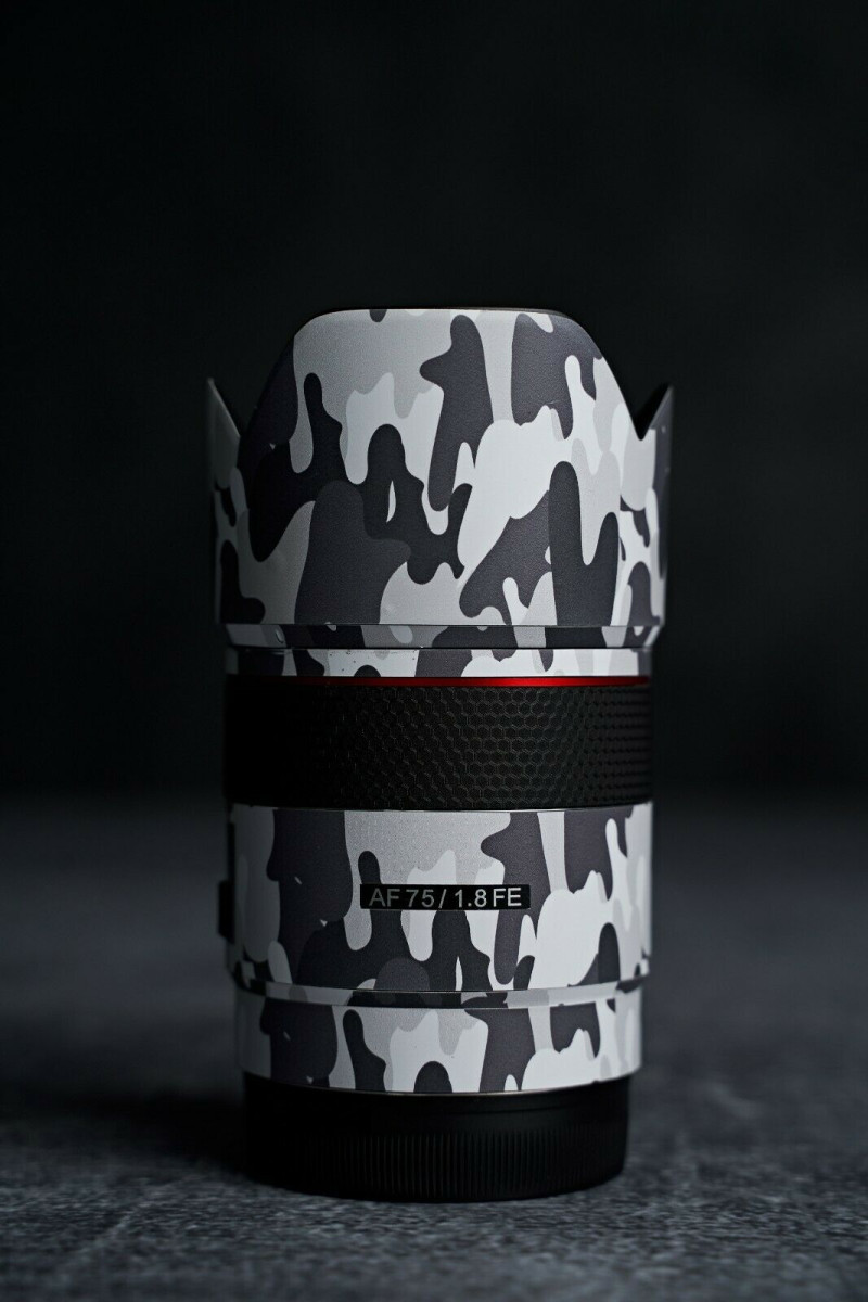 Protective Lens Guard Wrap Skin Sticker for Samyang AF 75mm f/1.8 E ...